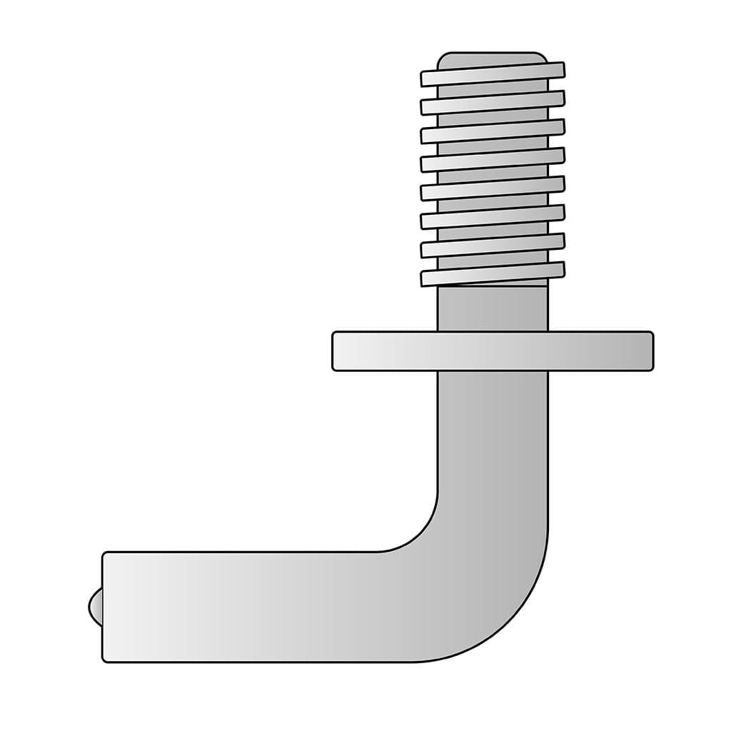 Collar Bent Arc Fasteners (Mild - Low Carbon Steel) - Davis Stud Welding